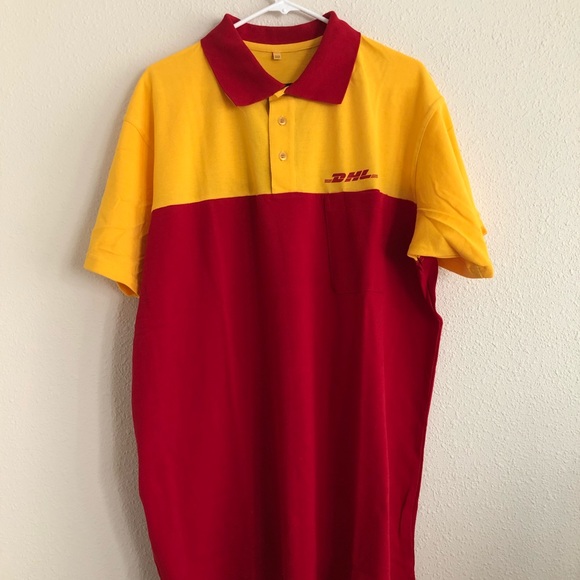 DHL | Tops | Dhl Polo Uniform Streetwear Tokyo Japan Fashion | Poshmark